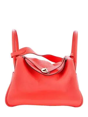 Hermès 30 Lindy Bag Clemence - Red