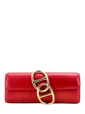 Hermès Egee Clutch Tadelakt - Red