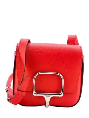 Hermès Della Cavalleria Shoulder Bag Epsom - Red