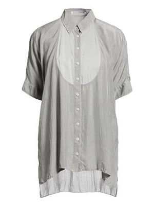 European Culture Shirt Size Cupro, Cotton, Viscose, Rubber - Grey