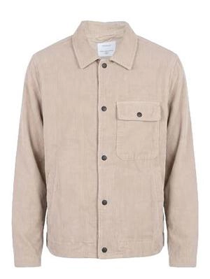 CROSSLEY Man Jacket Light Grey Size L Cotton