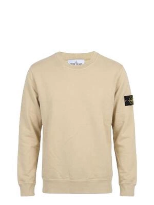 Stone Island Man Sweatshirt Pink Size Xl Cotton Beige