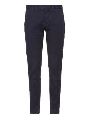 ENTRE AMIS Pants Midnight Size Cotton, Elastane - Blue
