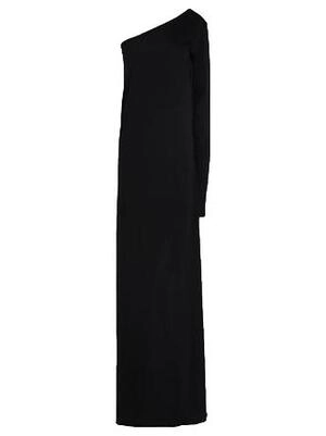 Rick Owens Maxi Dress Size Cotton - Black