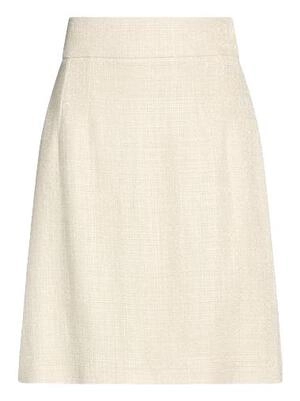 Dolce & Gabbana Mini Skirt Size Viscose, Linen, Polyamide - Beige
