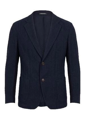 Emporio Armani Blazer Size Virgin Wool - Navy