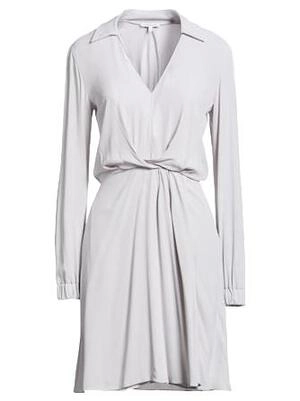 Patrizia Pepe Mini Dress Size Viscose - Grey