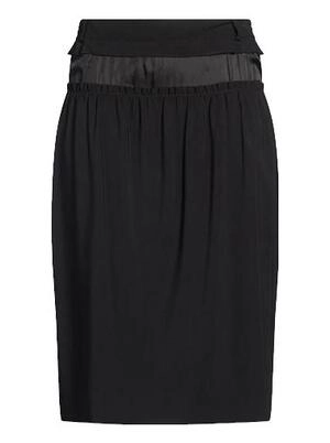 MAISON MARGIELA Midi Skirt Size Polyester, Elastane - Black