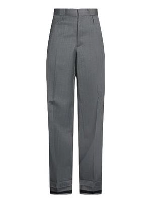 MAISON MARGIELA Pants Charcoal Size Polyester, Wool - Grey