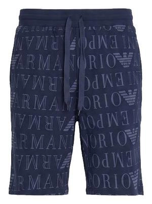 Emporio Armani Shorts & Bermuda Shorts Size Cotton, Elastane - Navy