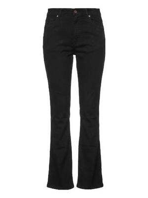 AVANTGAR DENIM BY EUROPEAN CULTURE Pants Size Cotton, Elastane - Black