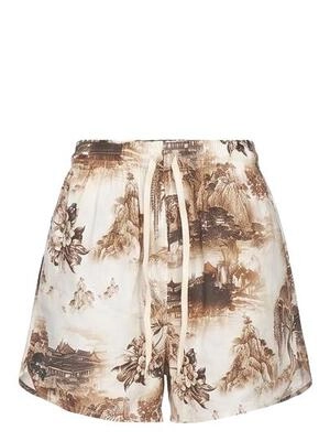 VICOLO Shorts & Bermuda Shorts Size Cotton - Brown
