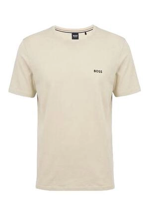 BOSS T-shirt Size Cotton, Elastane - Beige