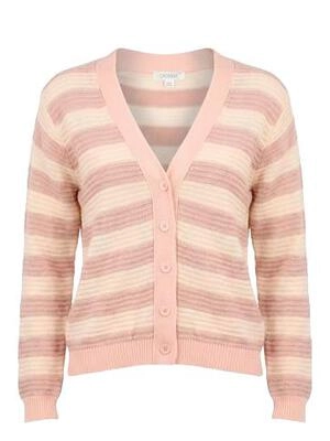 Crossley Cardigan Apricot Size Virgin Wool, Mohair Wool, Polyamide, Acrylic - Orange