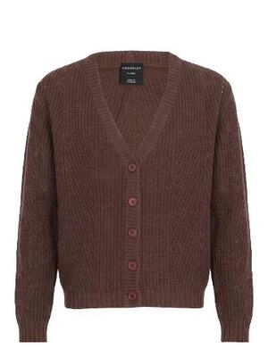 Crossley Cardigan Size Cashmere - Brown