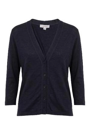 Crossley Cardigan Size Virgin Wool - Blue