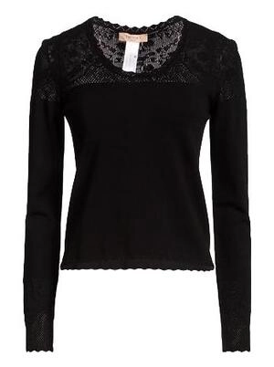 TWINSET Sweater Size Viscose, Polyester - Black