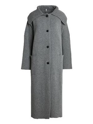 Liviana Conti Coat Size Wool, Polyamide - Grey