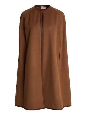 DRUMOHR Cape Size Virgin Wool - Brown