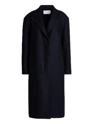 Harris Wharf London Coat Size Virgin Wool - Navy