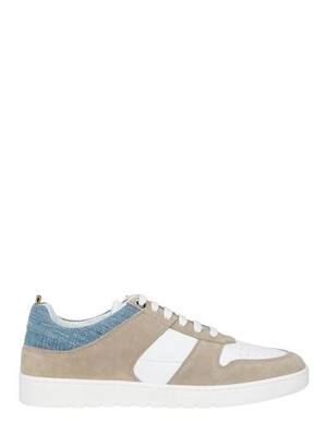 MOORER Man Sneakers Beige Size 9 Leather