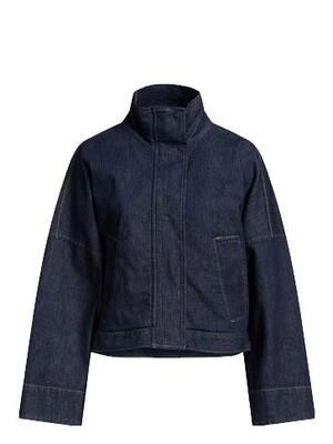 Max & Co. Denim Outerwear Size Cotton, Elastane - Blue