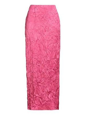 GAELLE PARIS Maxi Skirt Size Polyester - Fuchsia
