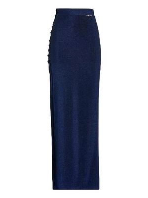 GAELLE PARIS Maxi Skirt Size Polyamide, Polyester, Elastane - Blue