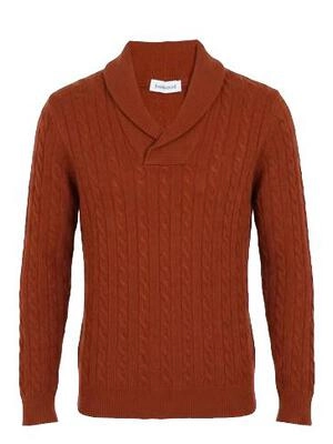 BELLWOOD Sweater Size Wool, Cashmere - Rust