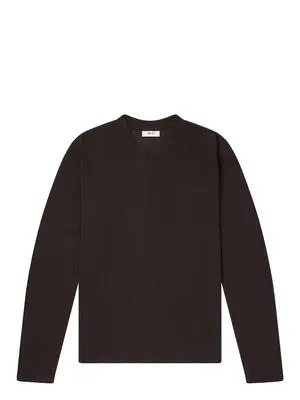 Nn07 NN07 - Clive Waffle-Knit Cotton And Modal-Blend T-Shirt - Men - Brown - S Brown