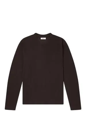 Nn07 NN07 - Clive Waffle-Knit Cotton And Modal-Blend T-Shirt - Men - Brown - S Brown
