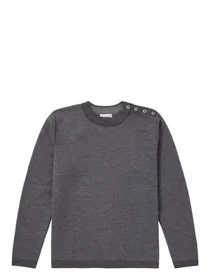 S.N.S. HERNING Naval Virgin Wool Sweater - Gray