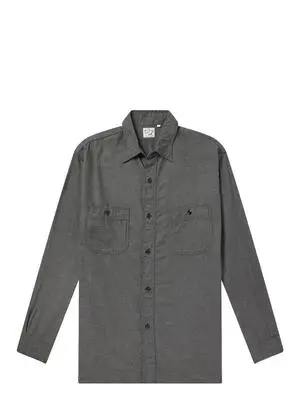 ORSLOW Checked Cotton And Tencel™ Lyocell-blend Flannel Shirt - Gray