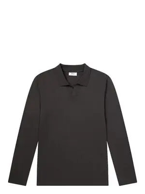 Nn07 Paul 3525 Organic Cotton-jersey Polo Shirt - Brown