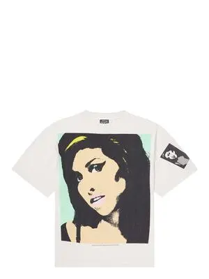 SAINT MXXXXXX Amy Printed Cotton-jersey T-shirt - White
