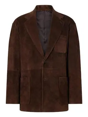 SSSTEIN Ssstein - Panelled Suede Blazer - Men - Brown - S
