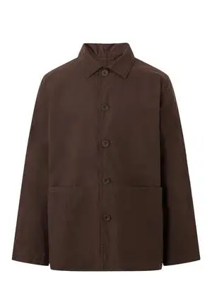 CASEY CASEY Hugo Waxed Cotton Jacket - Brown