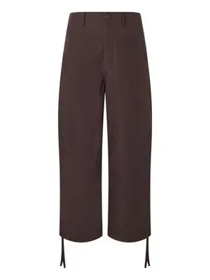 CASEY CASEY Abel Wide-leg Cotton Trousers - Brown