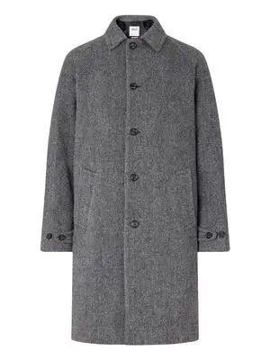 VALSTAR Vittorio Virgin Wool Twill Coat - Gray