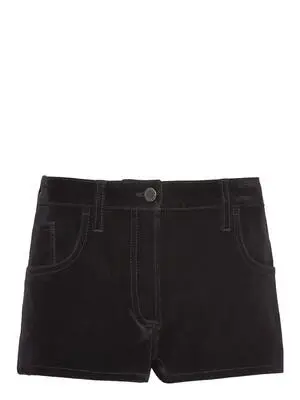 PRADA Velvet Denim Shorts