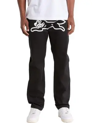 ICECREAM Strawberry Fit Pull-on Prep Pants - Black