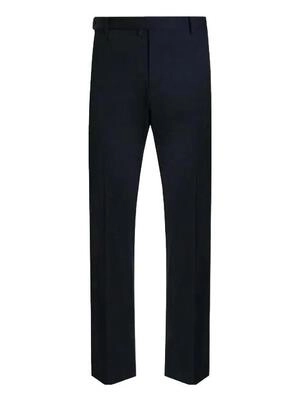 Dolce & Gabbana Pressed-crease Trousers - Dark Blue