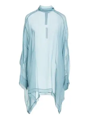 RICK OWENS Solid-colored Chiffon Top 