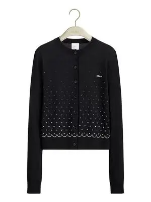 Dior Fitted Cardigan - Black