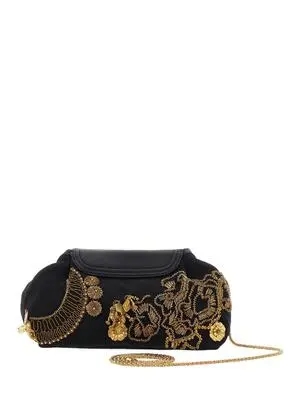Dries Van Noten Chain Clutch - Black