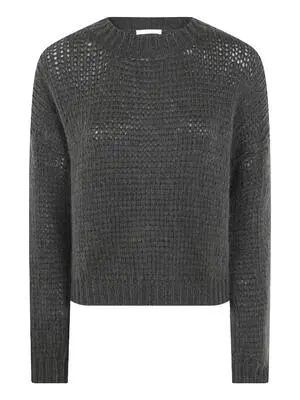 ROBERTO COLLINA Long-sleeve Knit Top - Black