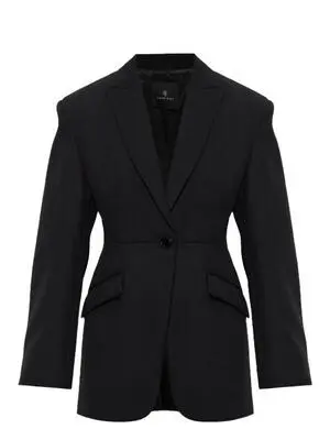 ANINE BING Long-sleeve Blazer - Black