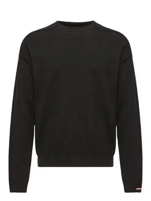 Moncler Logo Wool Sweater Black