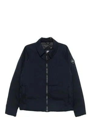 Canada Goose Logo-patch Raglan-sleeve Jacket - Black