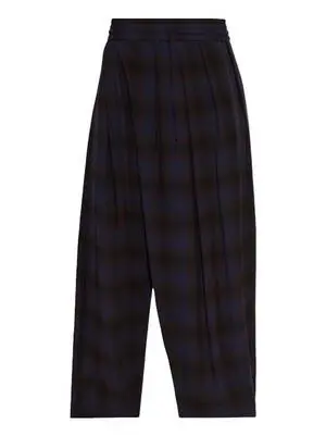 Dries Van Noten Dries Van Noten Checked Pants Navy
